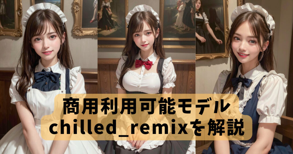 商用利用可能モデルchilled_remixについて徹底解説 | Code Wizardry